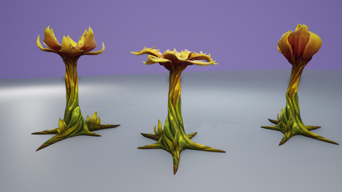 Stylized Fantasy Bloom Monster