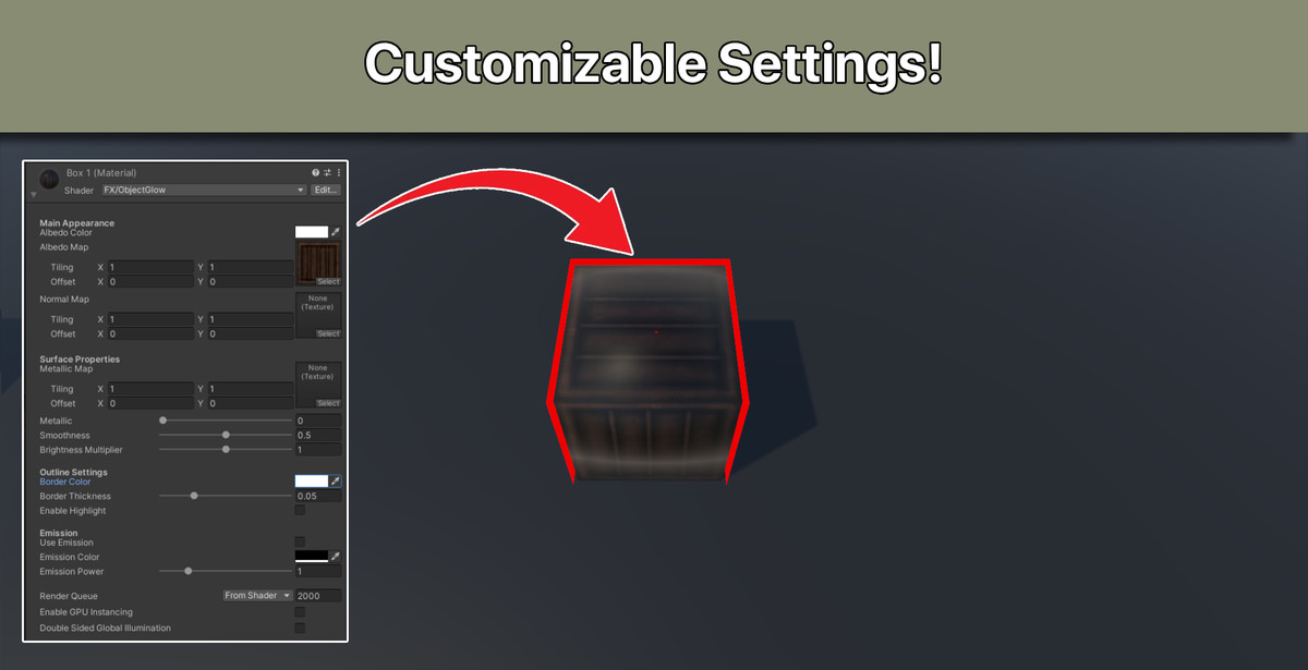 Advanced Outline Shader & Highlight System