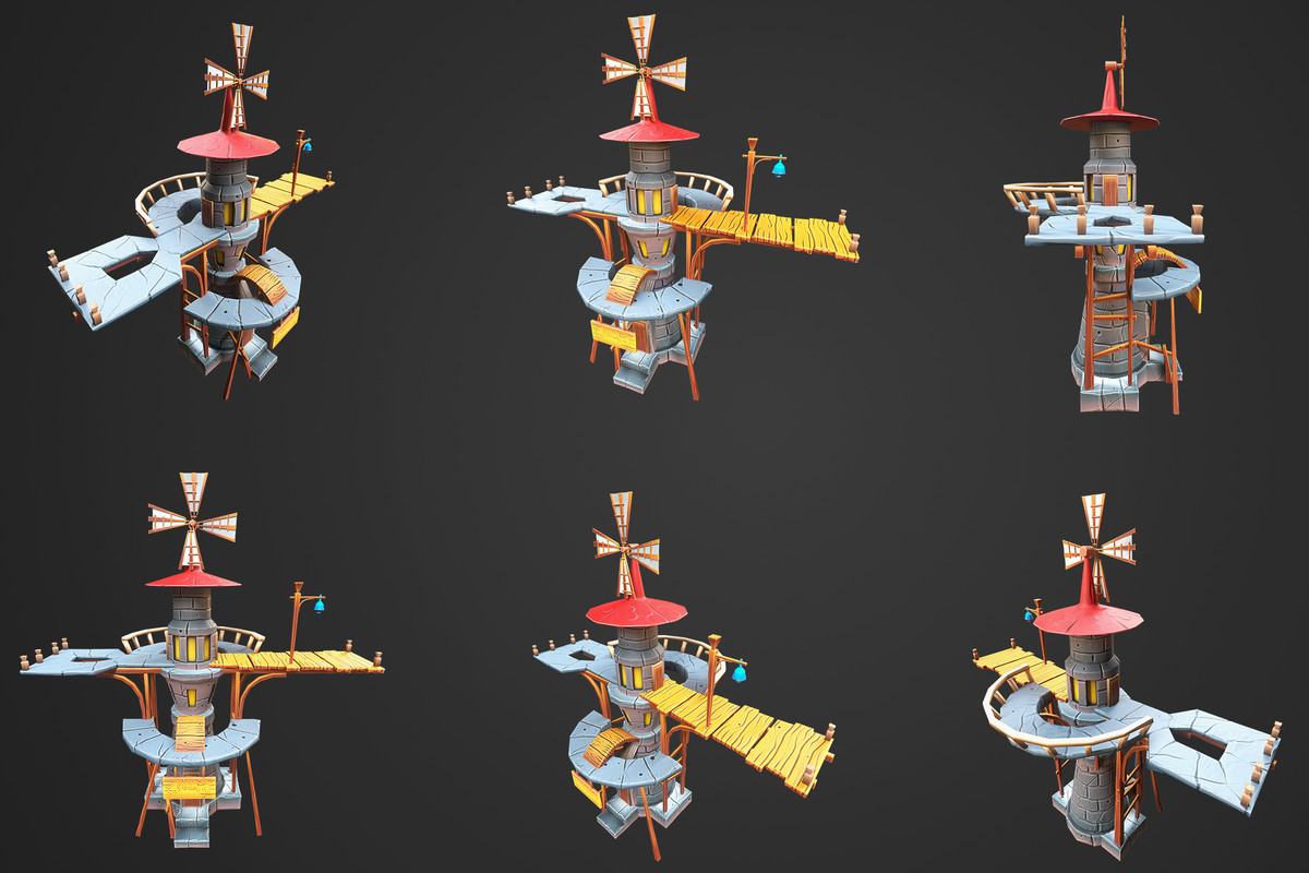 Stylized Fantasy Buildings