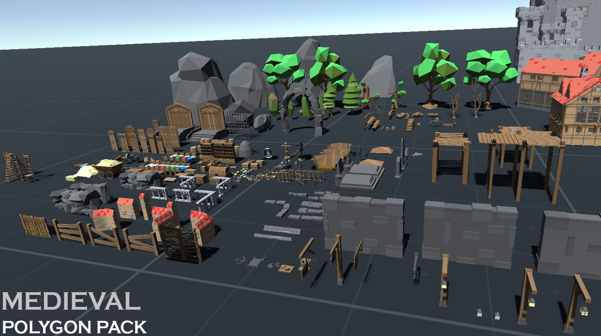 Medieval polygon pack - AssetsDeals.pro