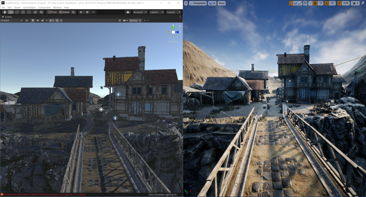 Exporter for Unreal to Unity 2022