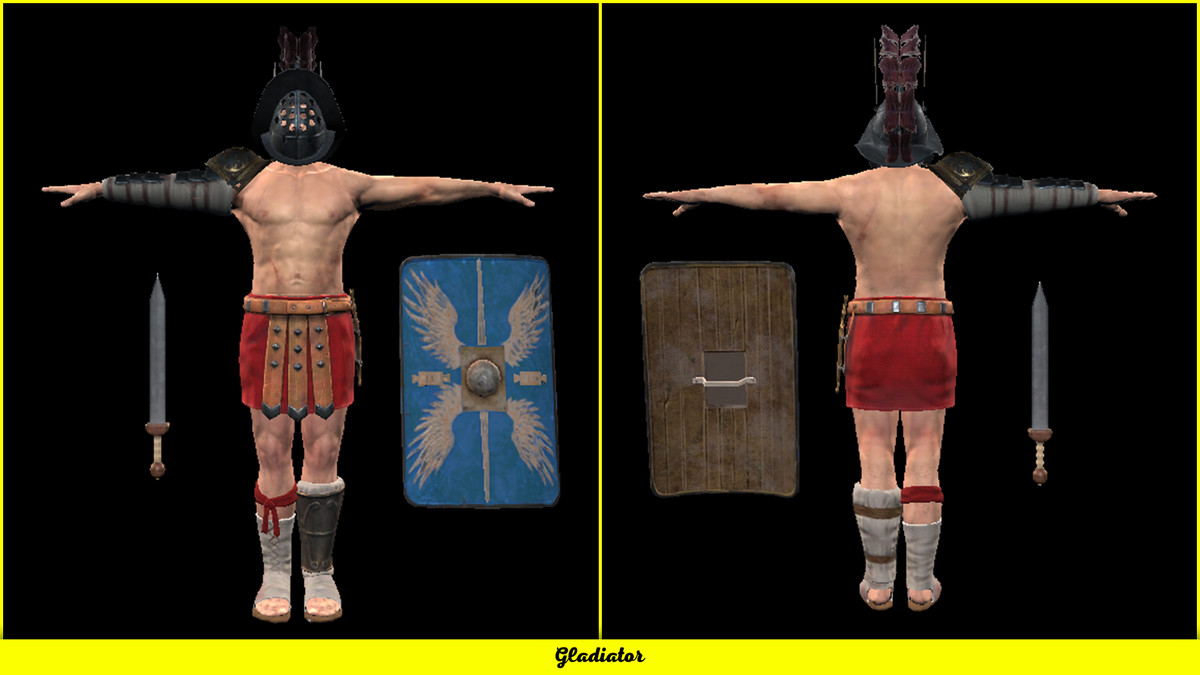 Gladiators characters 10+ pack