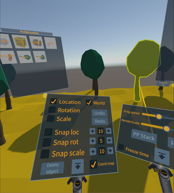 Cinext VR Runtime Editor
