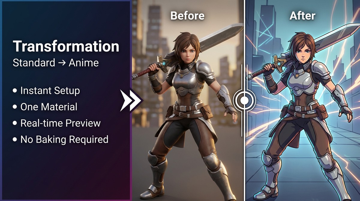 AnimeForge Pro - Ultimate Anime & Toon Shader System