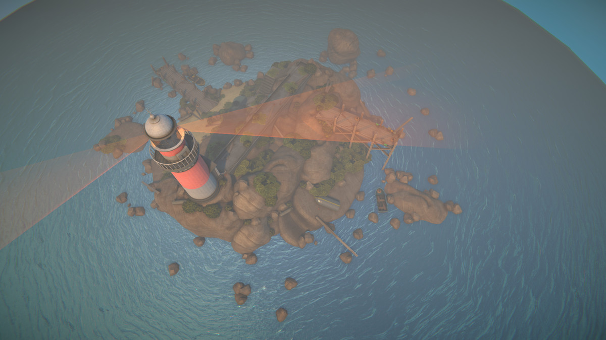 Realistic Beachfront Lighthouse Asset Package