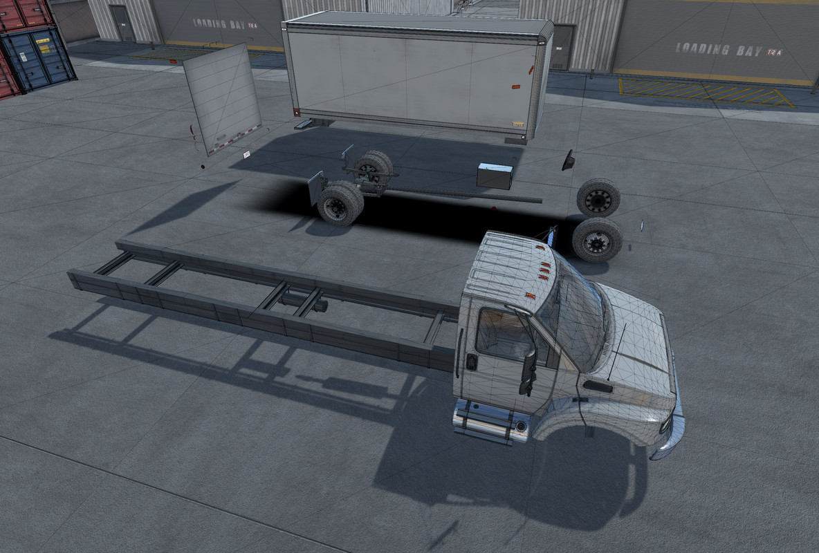 Modern Box Truck