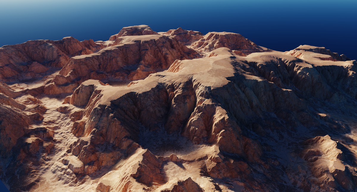 Terraced Cliffs - StampIT!