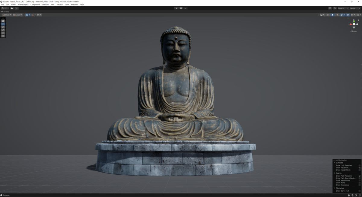 3D Model - Buddha Statue