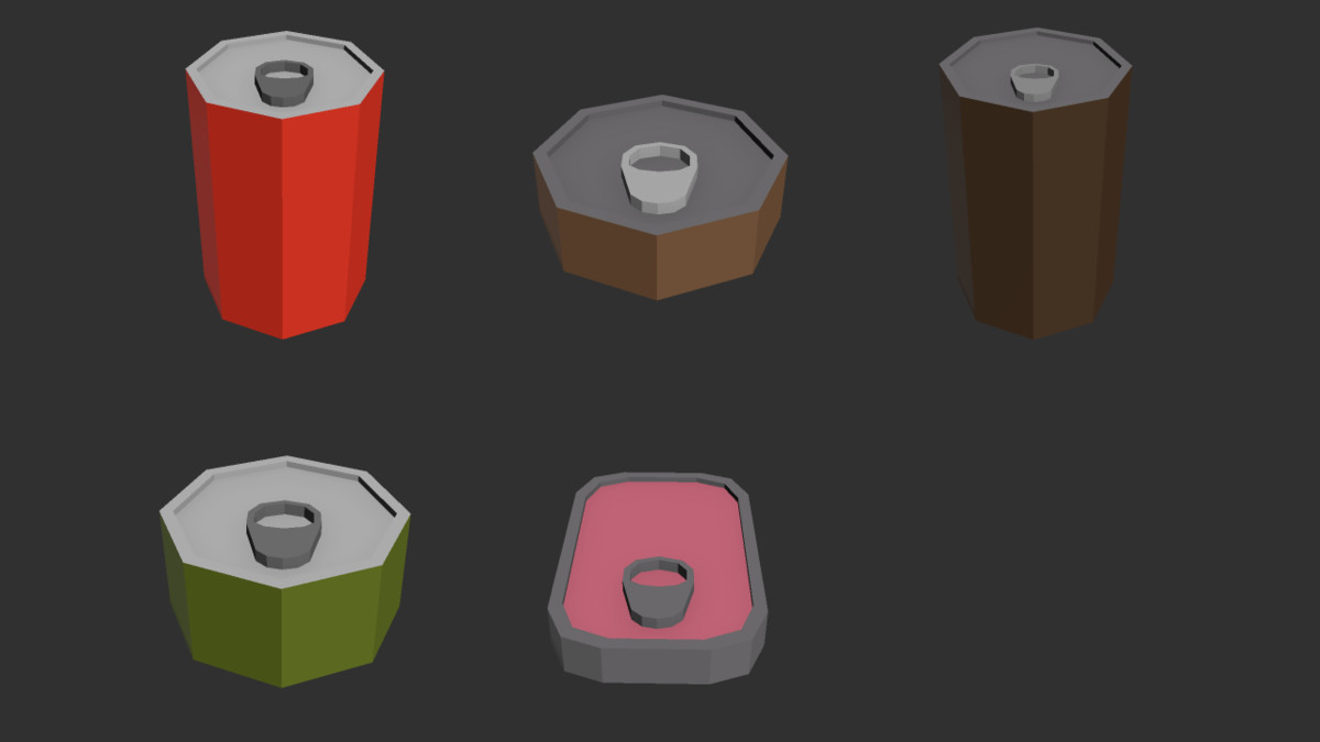 Low Poly Food & Packaging – Complete stylized Collection