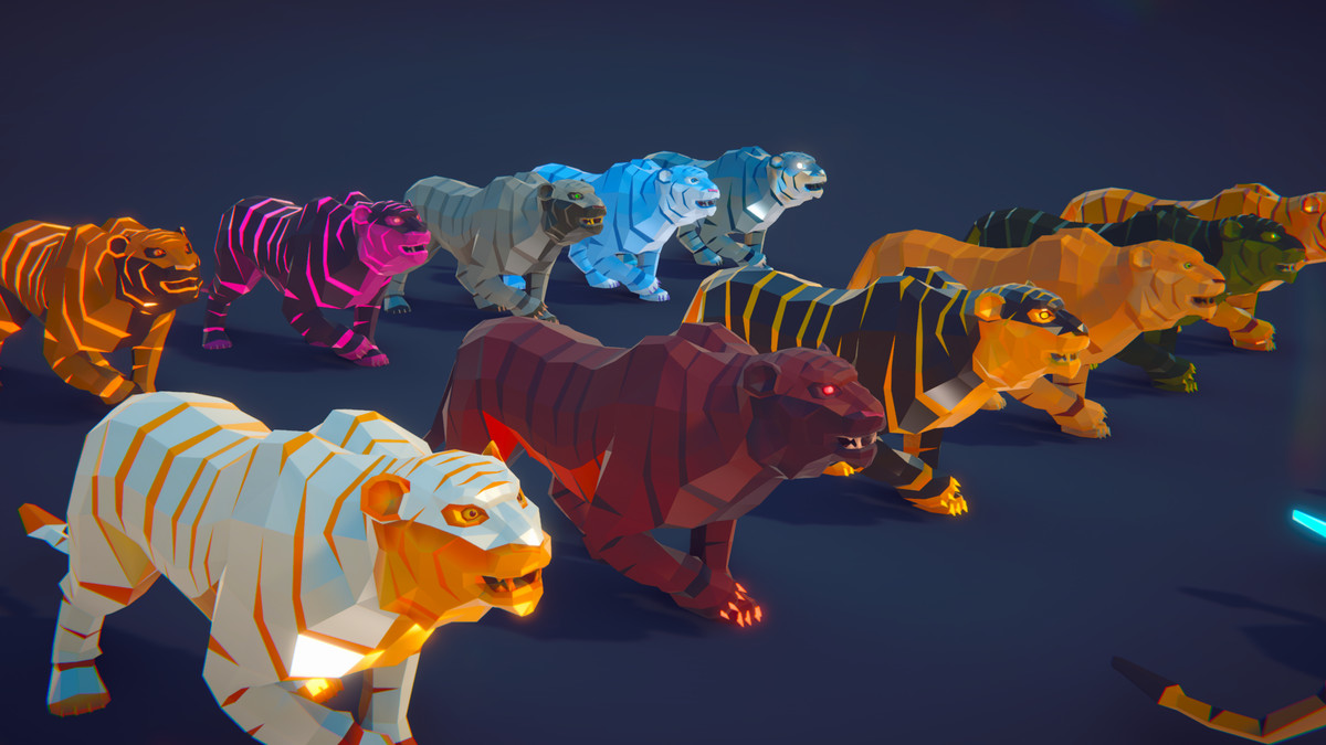 Poly Art: Tiger