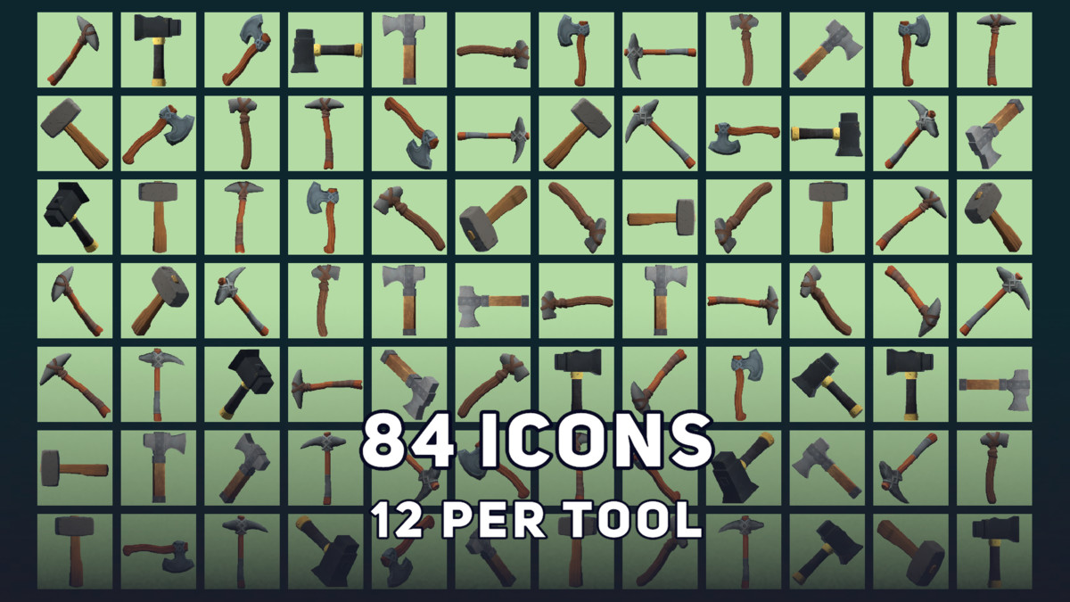 Stylized Melee Weapons & Shields | MEGAPACK#1