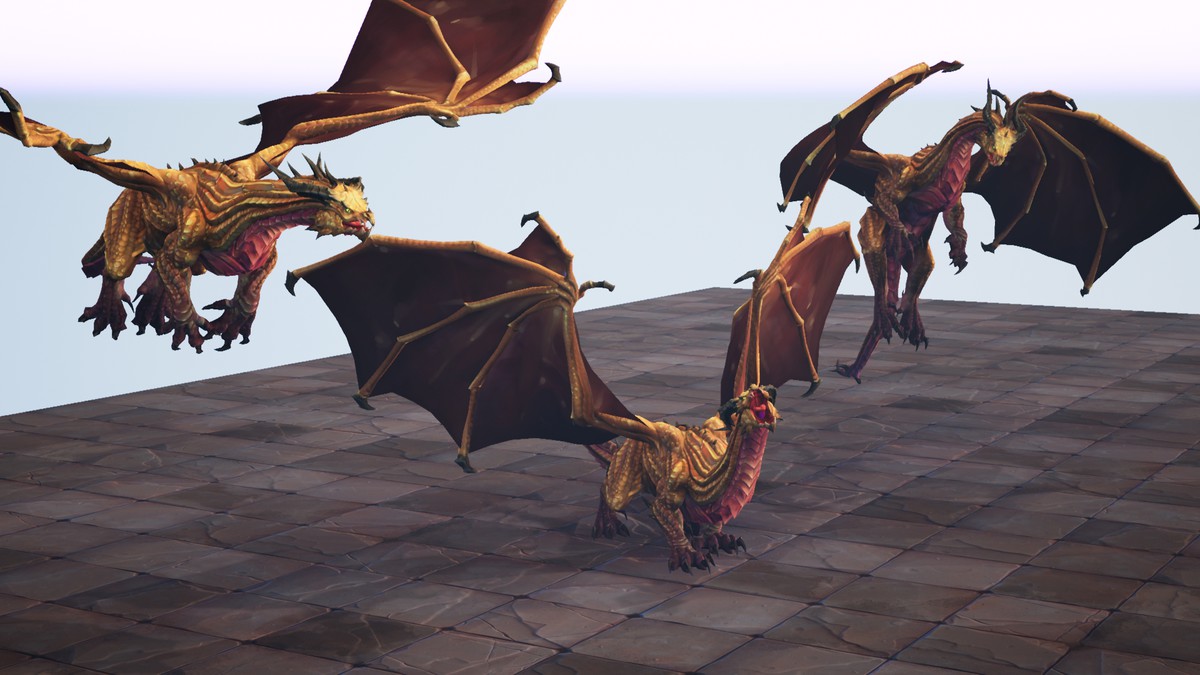 Stylized Fantasy Dragon