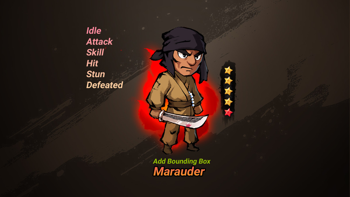 Marauder_Spine Animation Idle/AFK Turn-base