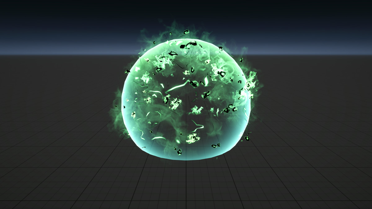 Stylized Elemental Shield VFX