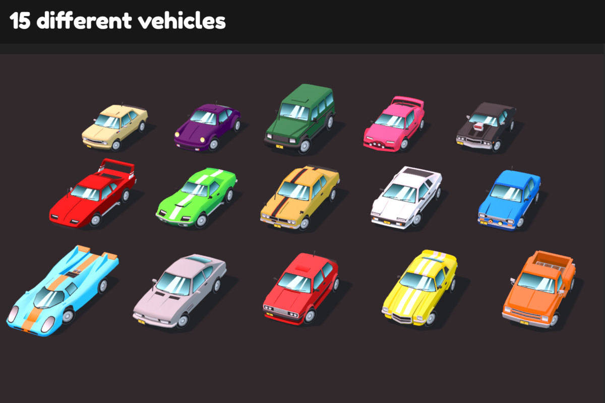 SHADED: 70's Retro Cars Pack