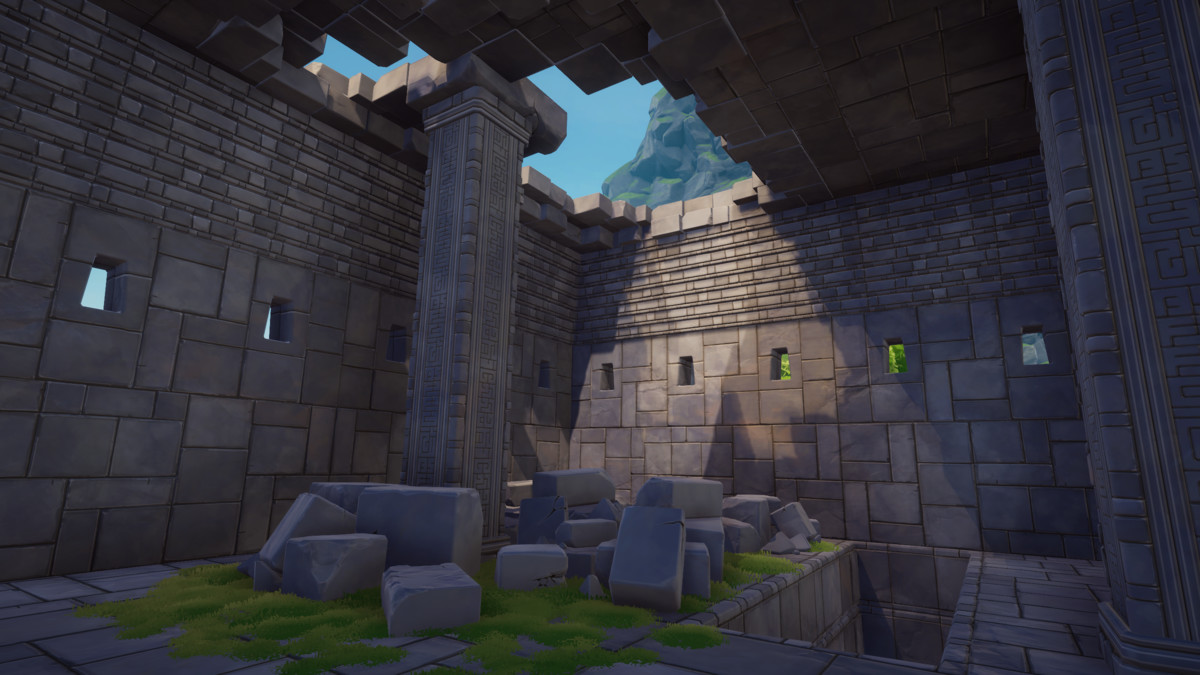 Stylized ancient modular ruins by KumaBeer