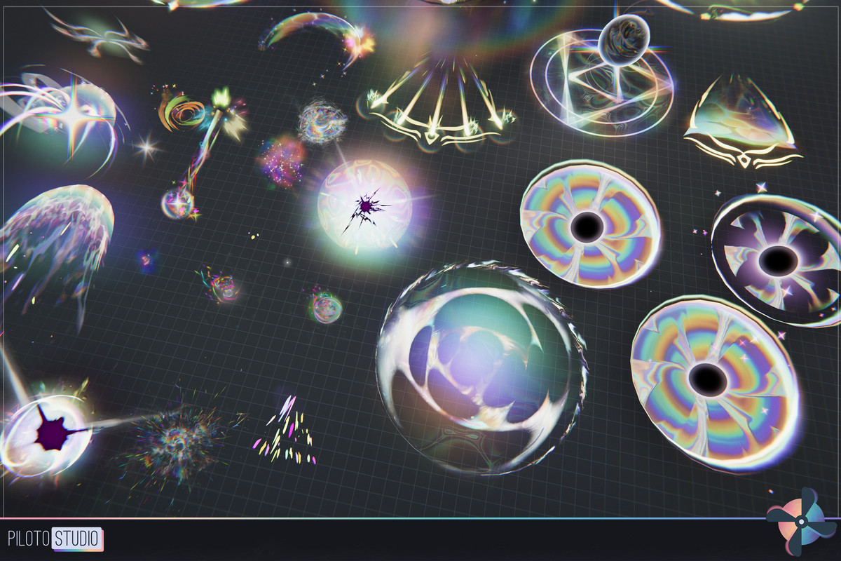 Prismatic & Rainbow Magic Stylized VFX Starter Kit