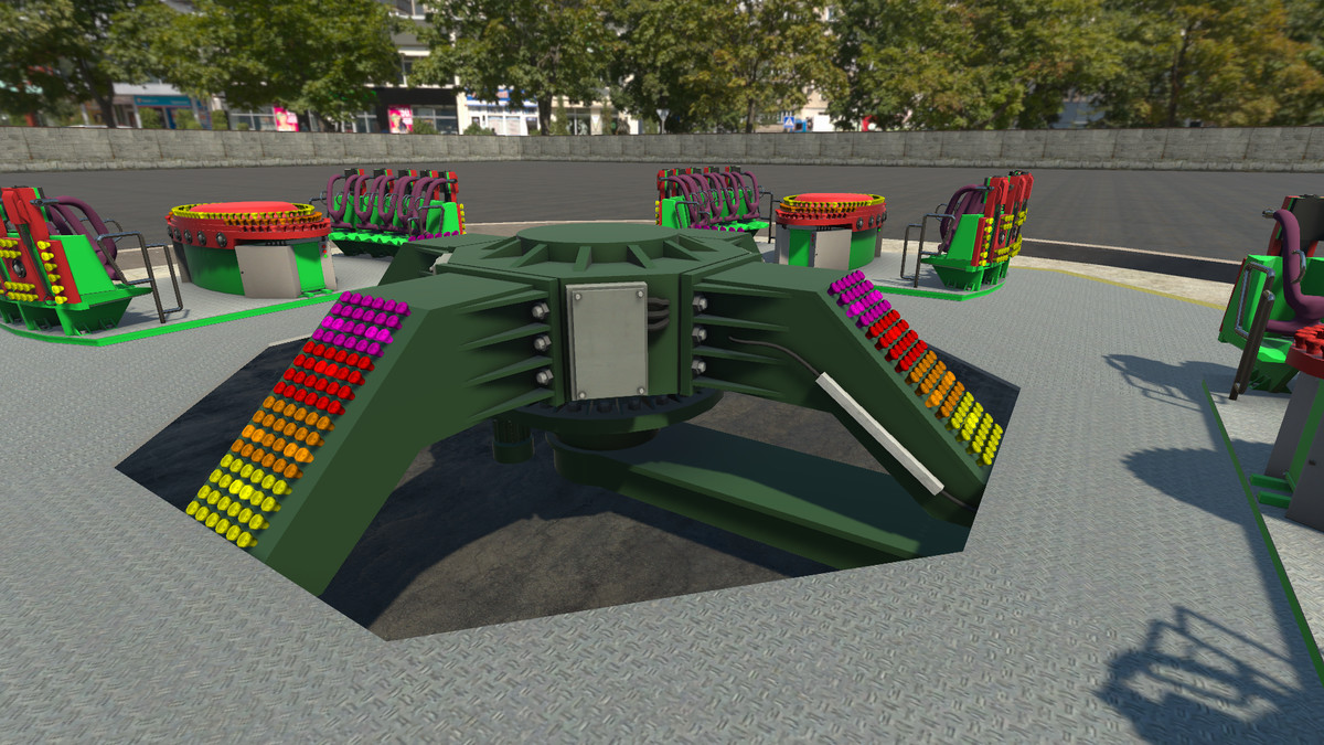High Detail Fairground Ride 13 - Gravity