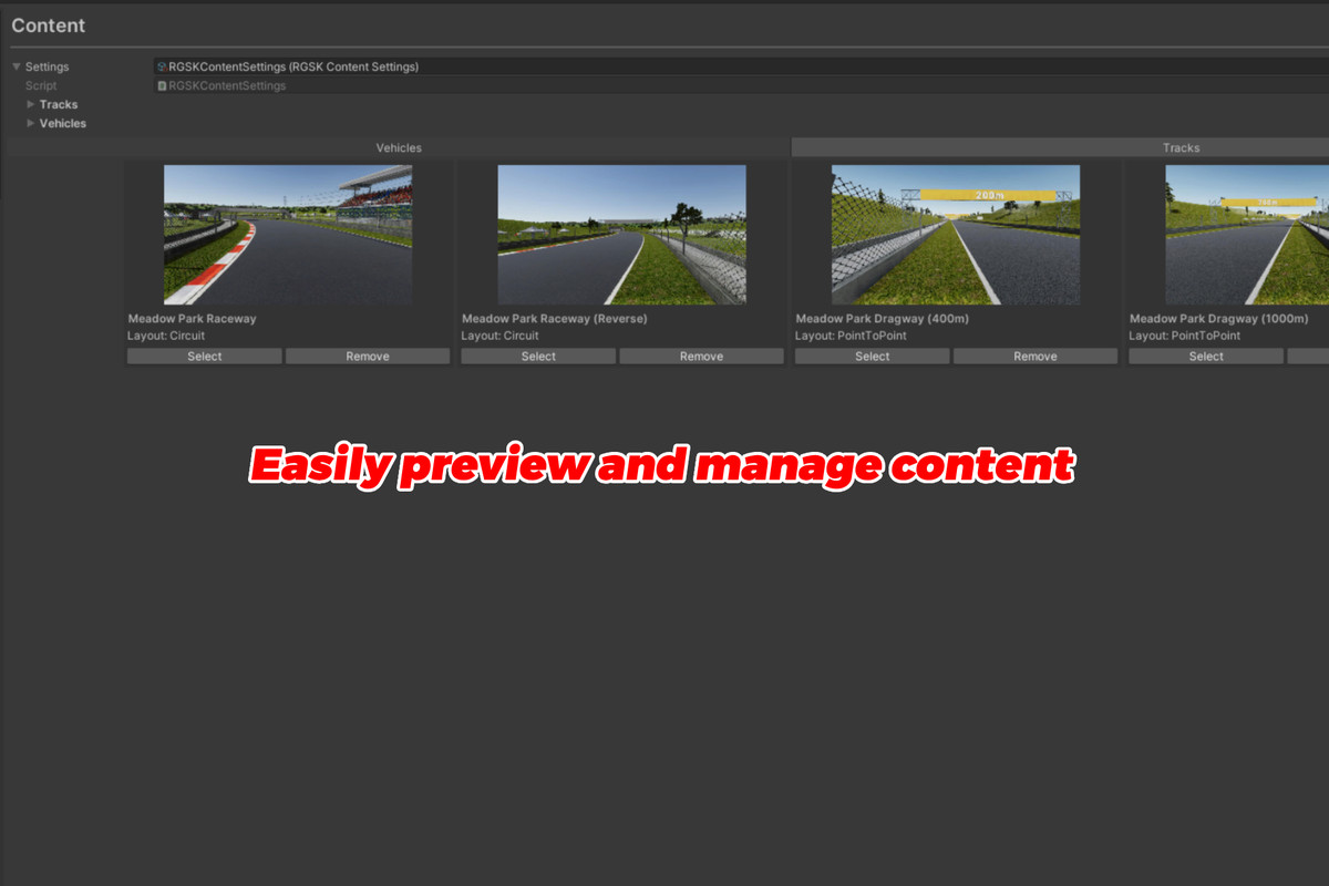 Racing Game Starter Kit