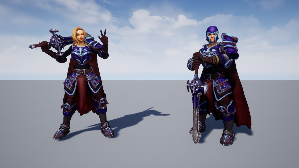 Stylized Crusader Outfit