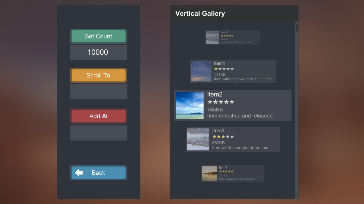 UGUI Super ScrollView