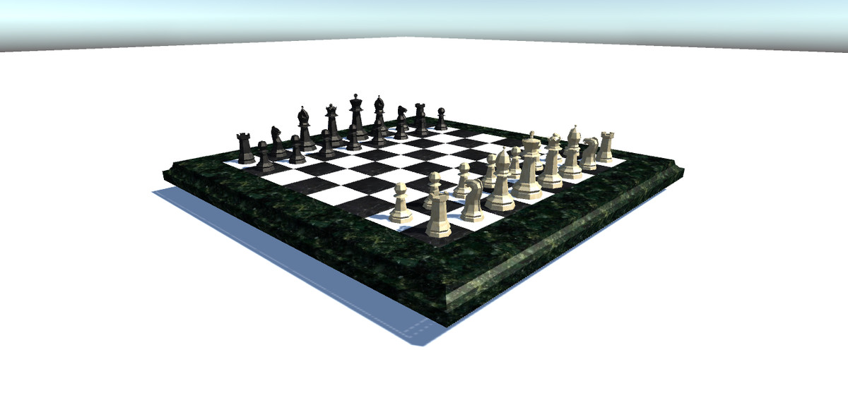 Low Poly Chess Set