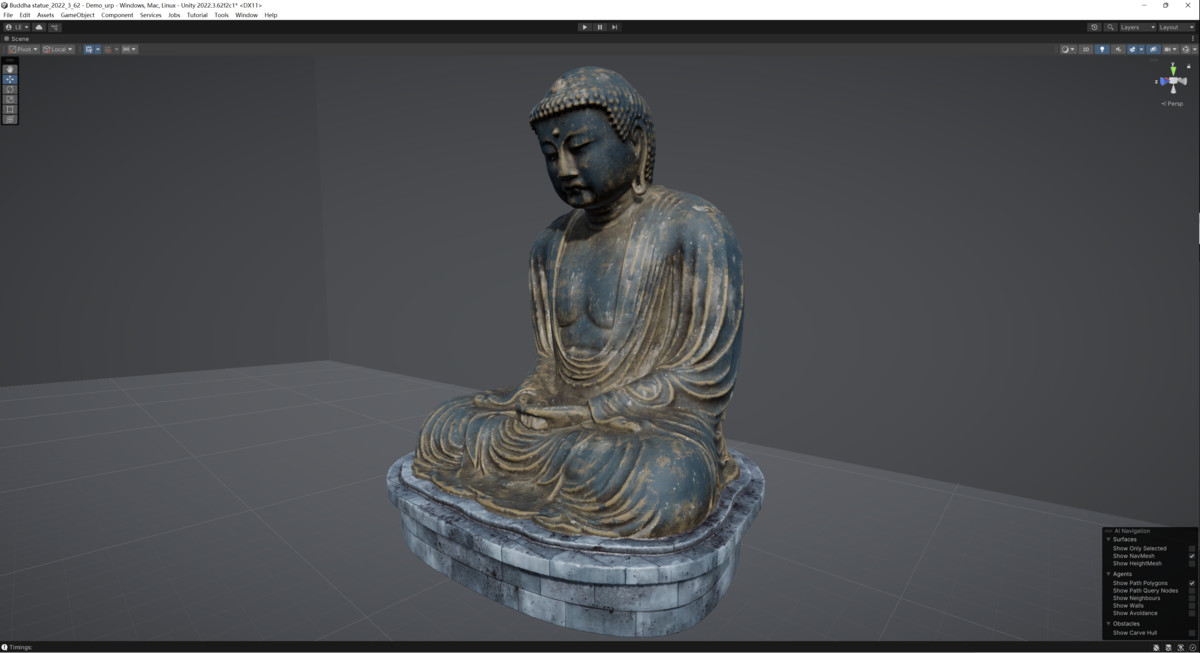3D Model - Buddha Statue