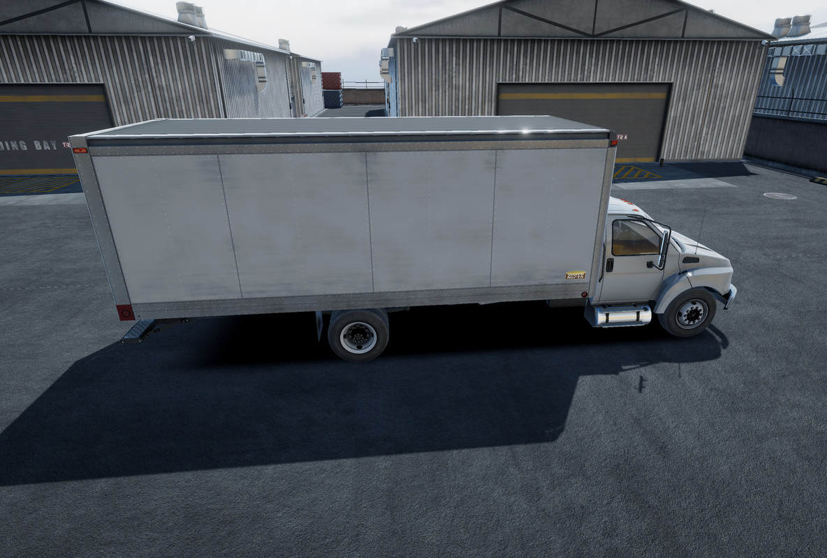 Modern Box Truck