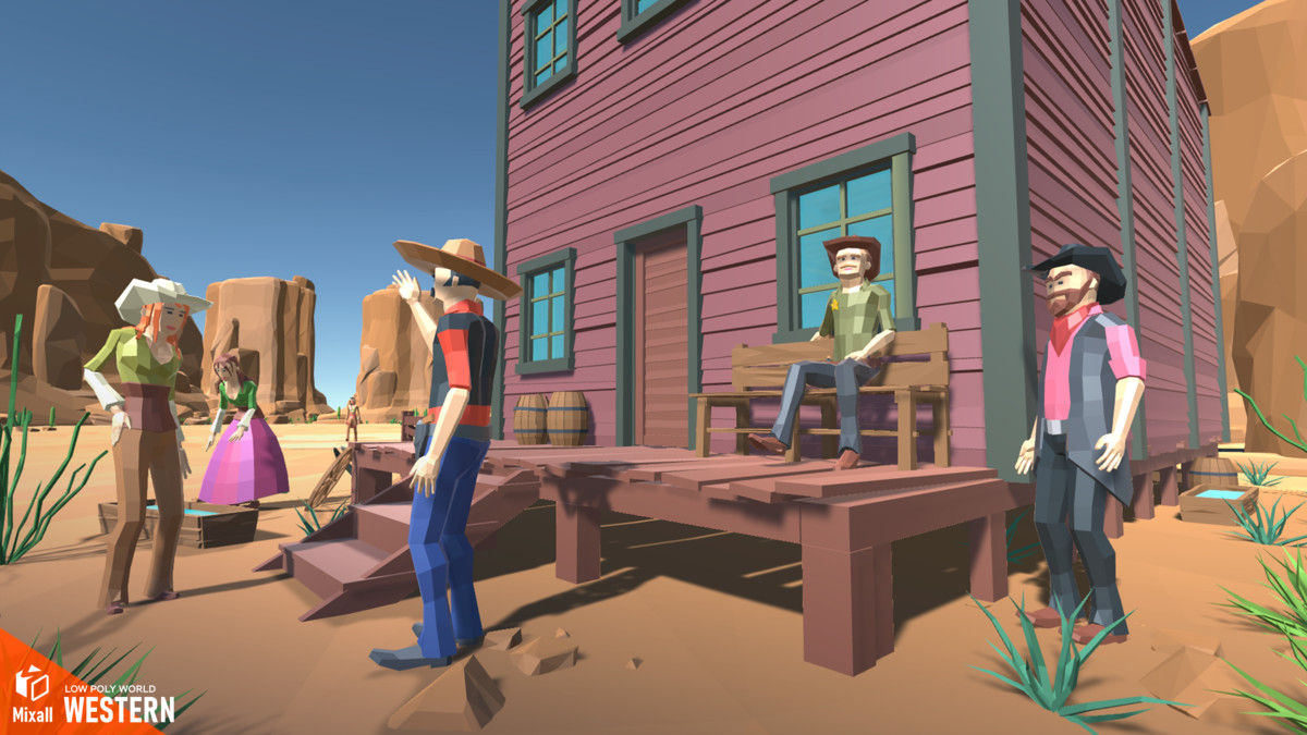 LOW POLY WORLD - WESTERN