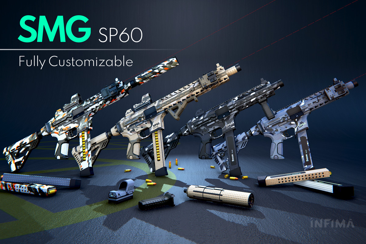 Low Poly Models - Modern Guns Pack (URP)