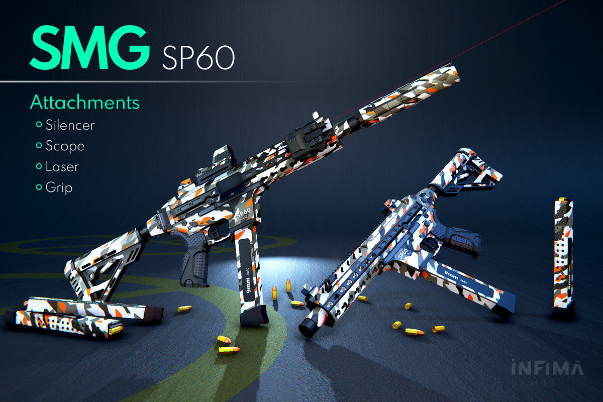 Low Poly Animated - Modern Guns Pack (URP)