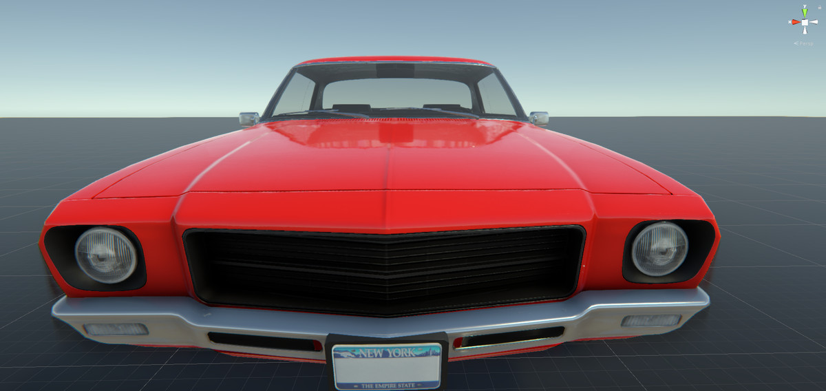 Low-poly Muscle Car - AssetsDeals.pro