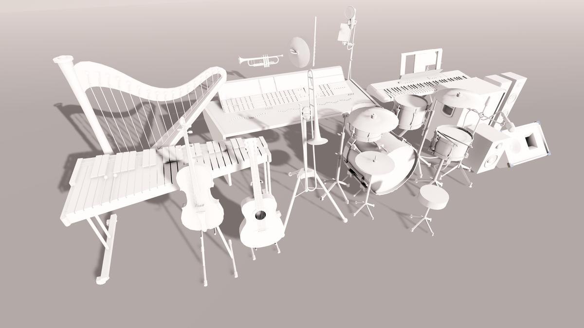 Musical Instruments Pack HQ
