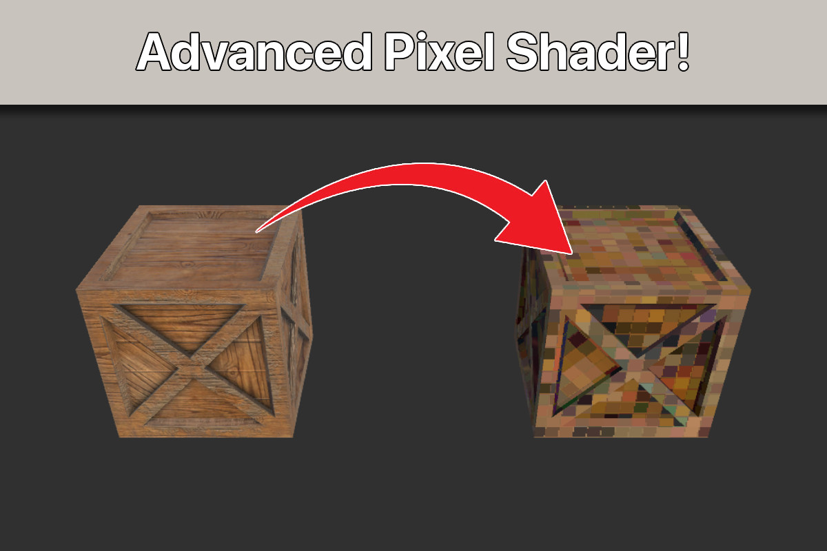 Retro Pixel Art CRT Monitor Glitch FX Shader Pack URP