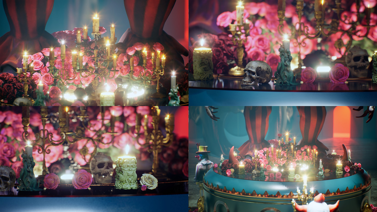 Creepy Circus Arena Modular Environment