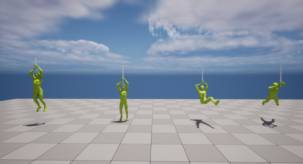 Rope Climb Animation