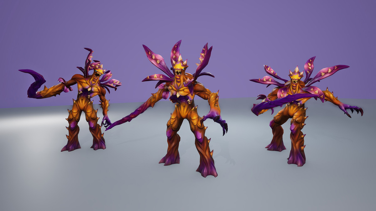 Stylized Fantasy Bloom Monster