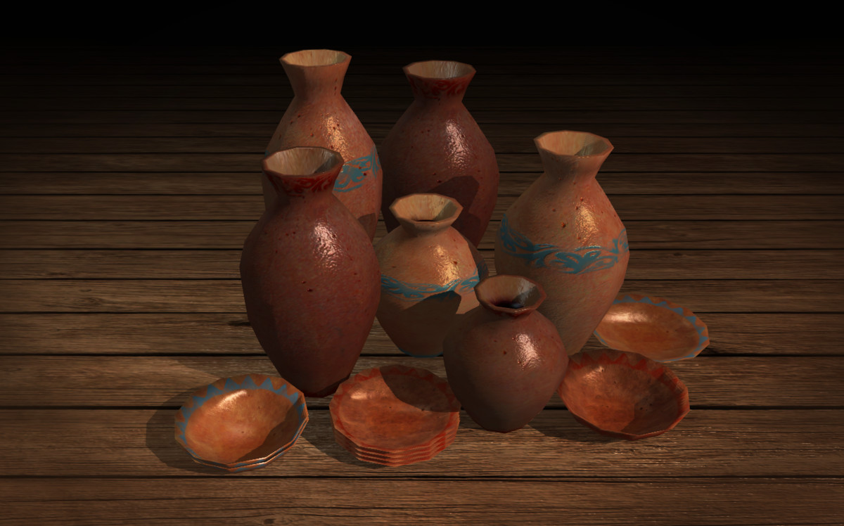 Ancient Breakable Pottery