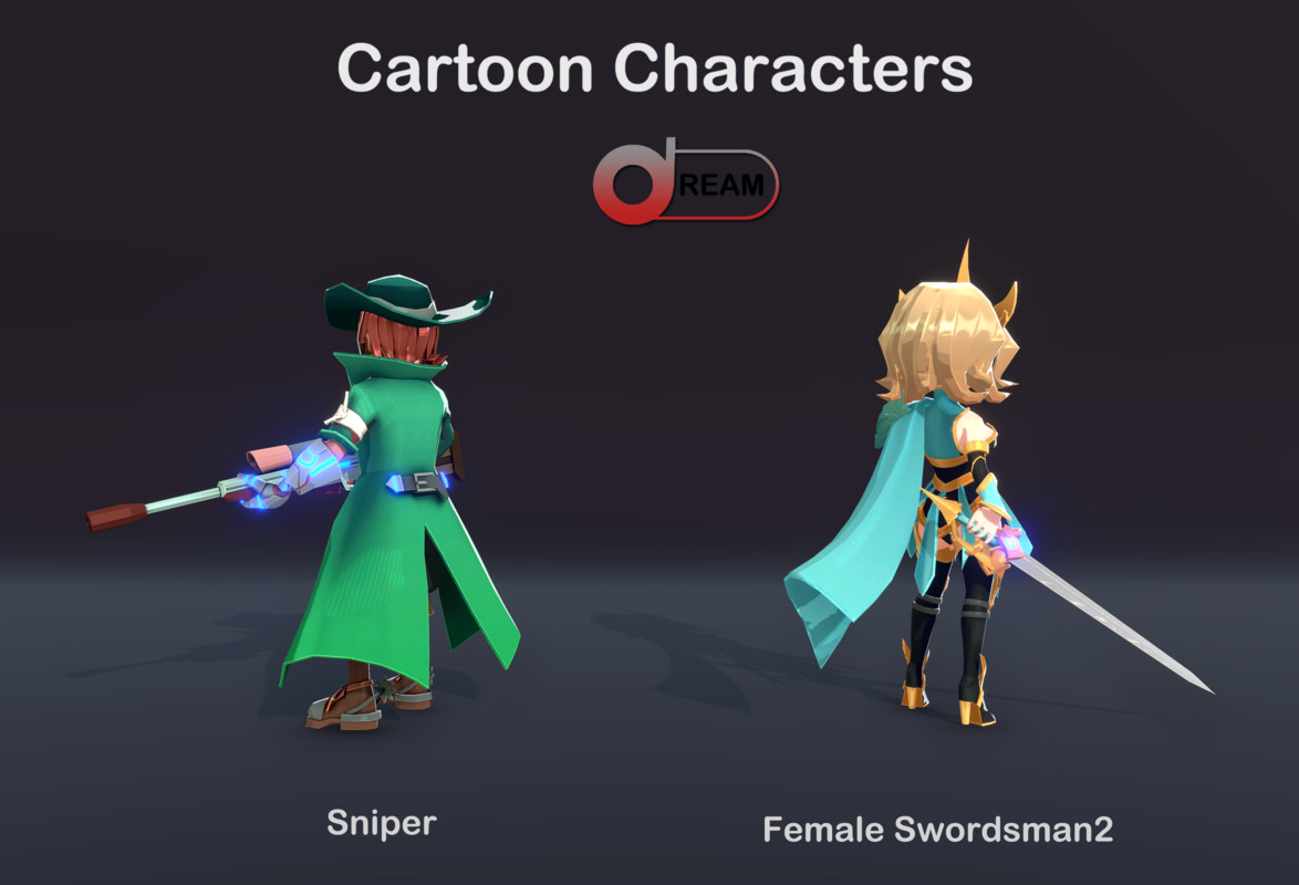 Cartoon Characters Pack10