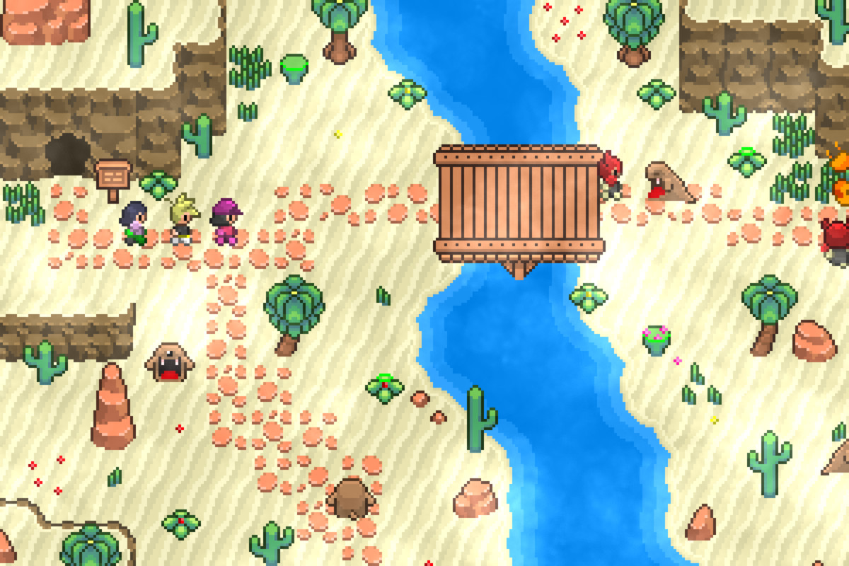 2D TopDown Desert Tileset - Fantasy Dreamland