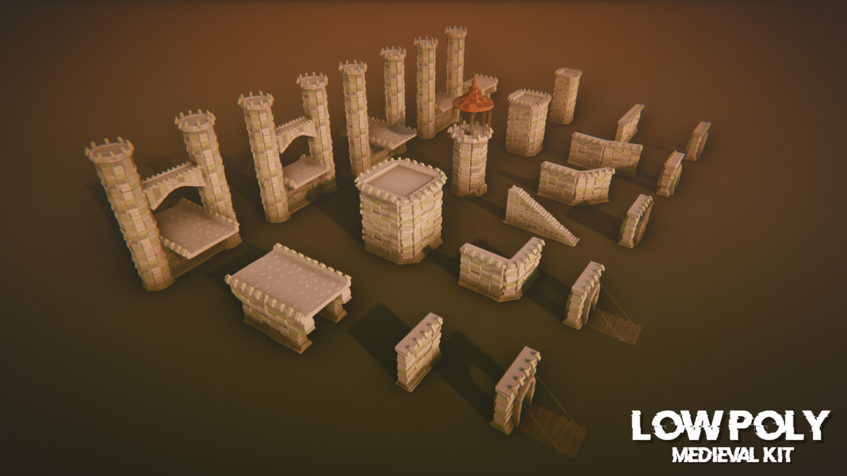Low Poly Medieval Kit