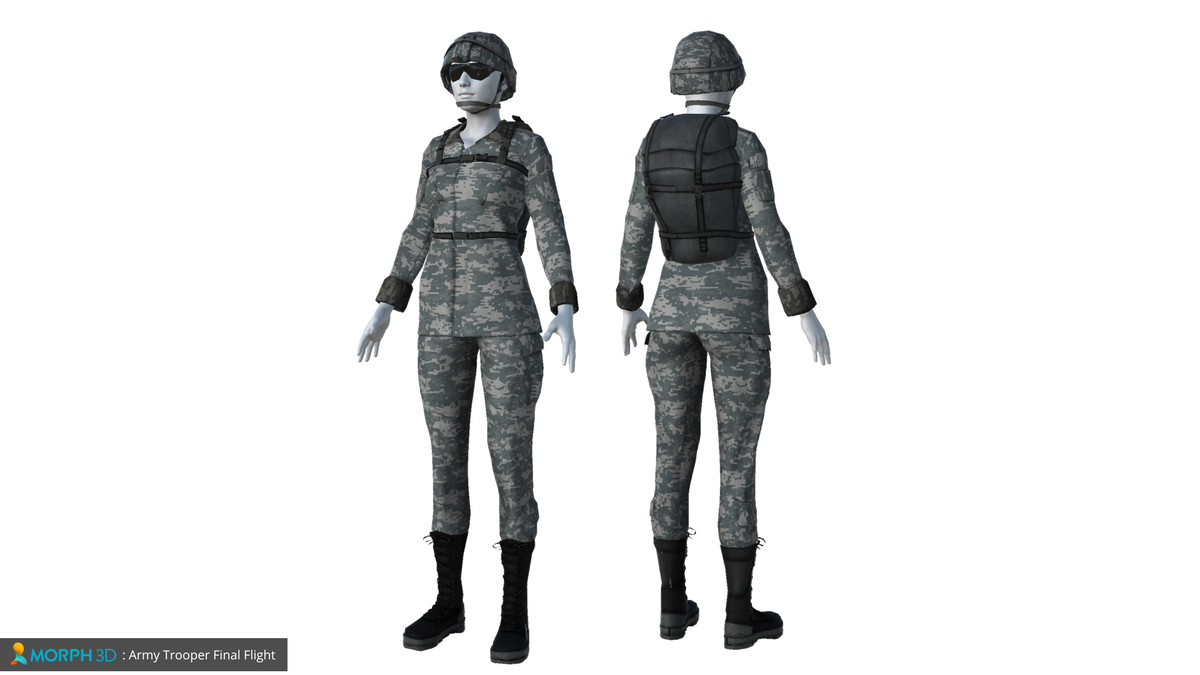 MCS Female: Army Trooper