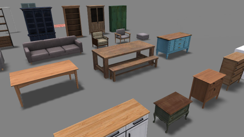 3D Props - House Interiors Set