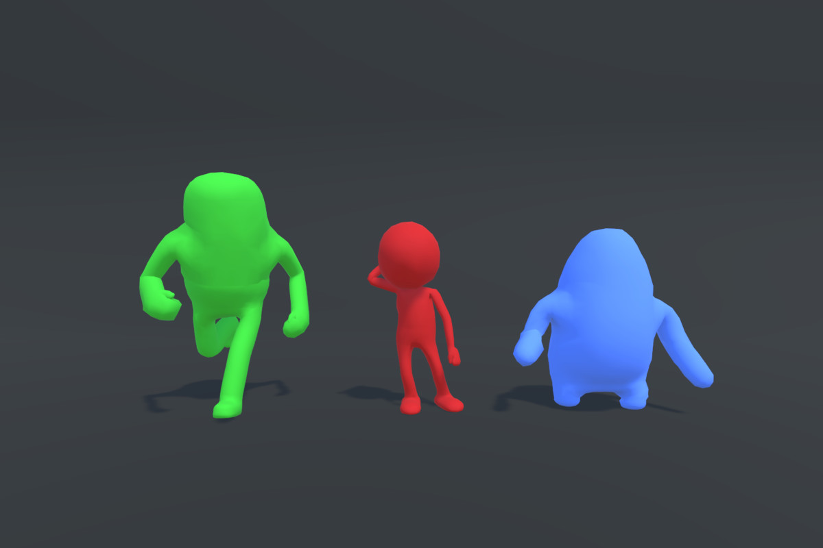 Hypercasual Characters Bundle + Food Bundle