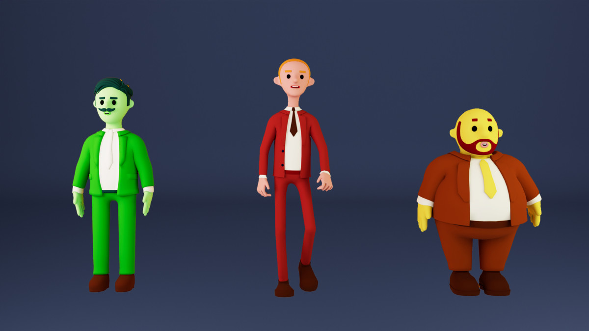 Cartoon 66 Stylized Characters with Toon Shader Cartoon 66 Stylized Characters with Toon Shader