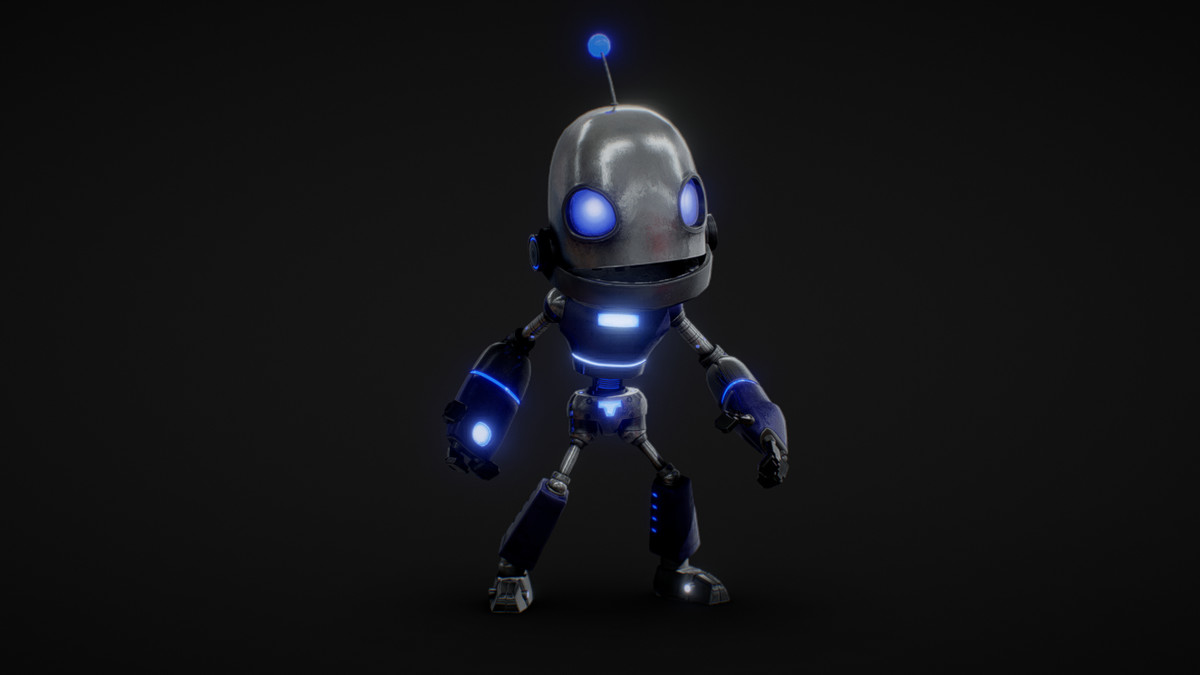 Customizable Robot Character - Mike the Radical Robot