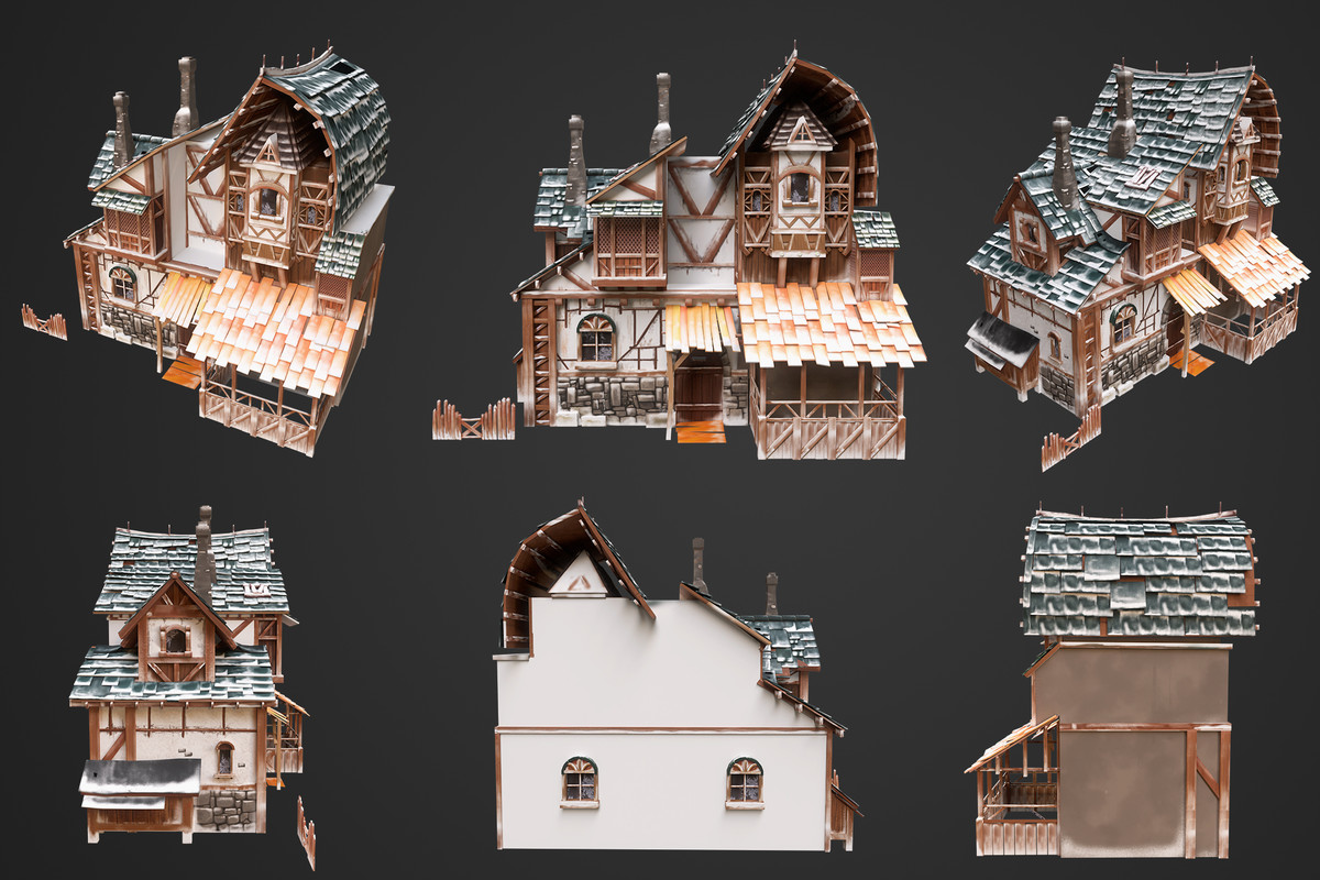 Stylized Fantasy Buildings