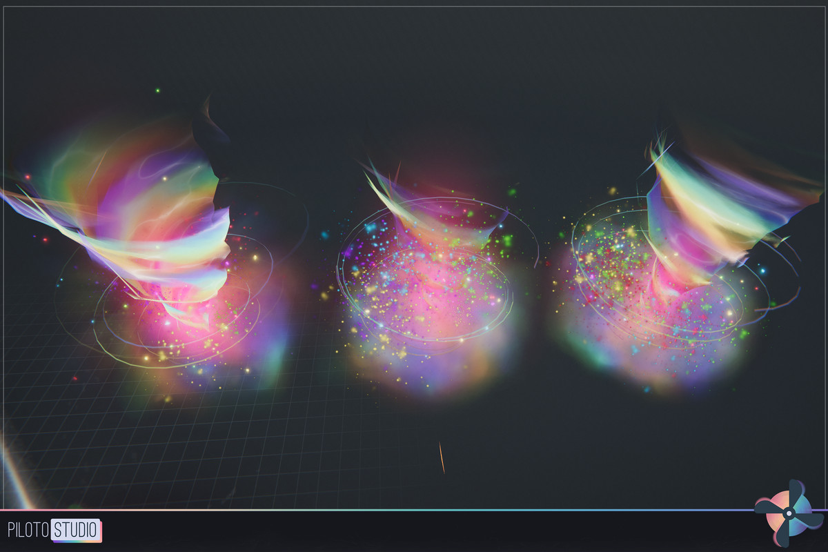 Prismatic & Rainbow Magic Stylized VFX Starter Kit