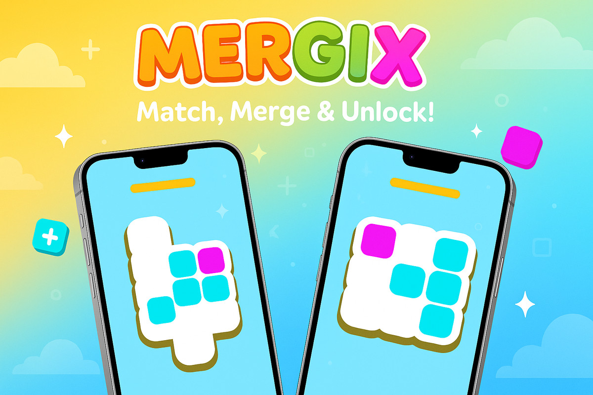 Mergix – Complete Puzzle Mobile Game Template by Games Hyper