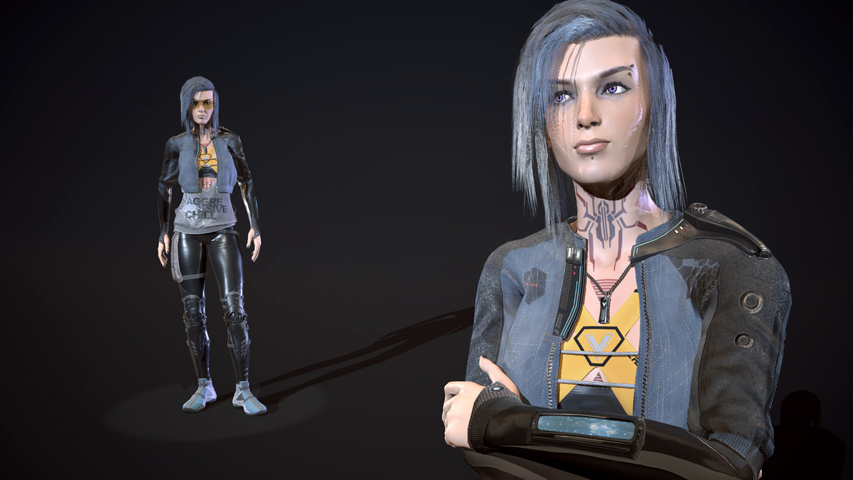 City hacker girl